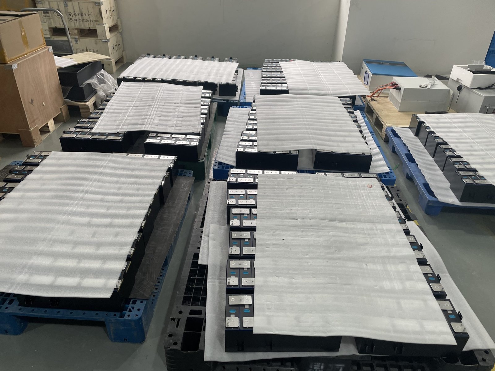 To manufacture the lithium battery packs for energy storage.